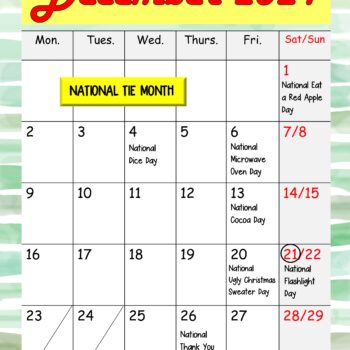 Bizarre and FUN National Holidays to Celebrate your Staff (DECEMBER ...