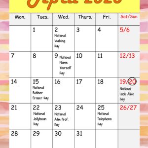 Bizarre and FUN National Holidays to Celebrate your Staff (APRIL BUNDLE ...