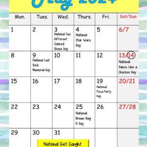 Bizarre and FUN National Holidays to Celebrate your Staff (MAY BUNDLE ...