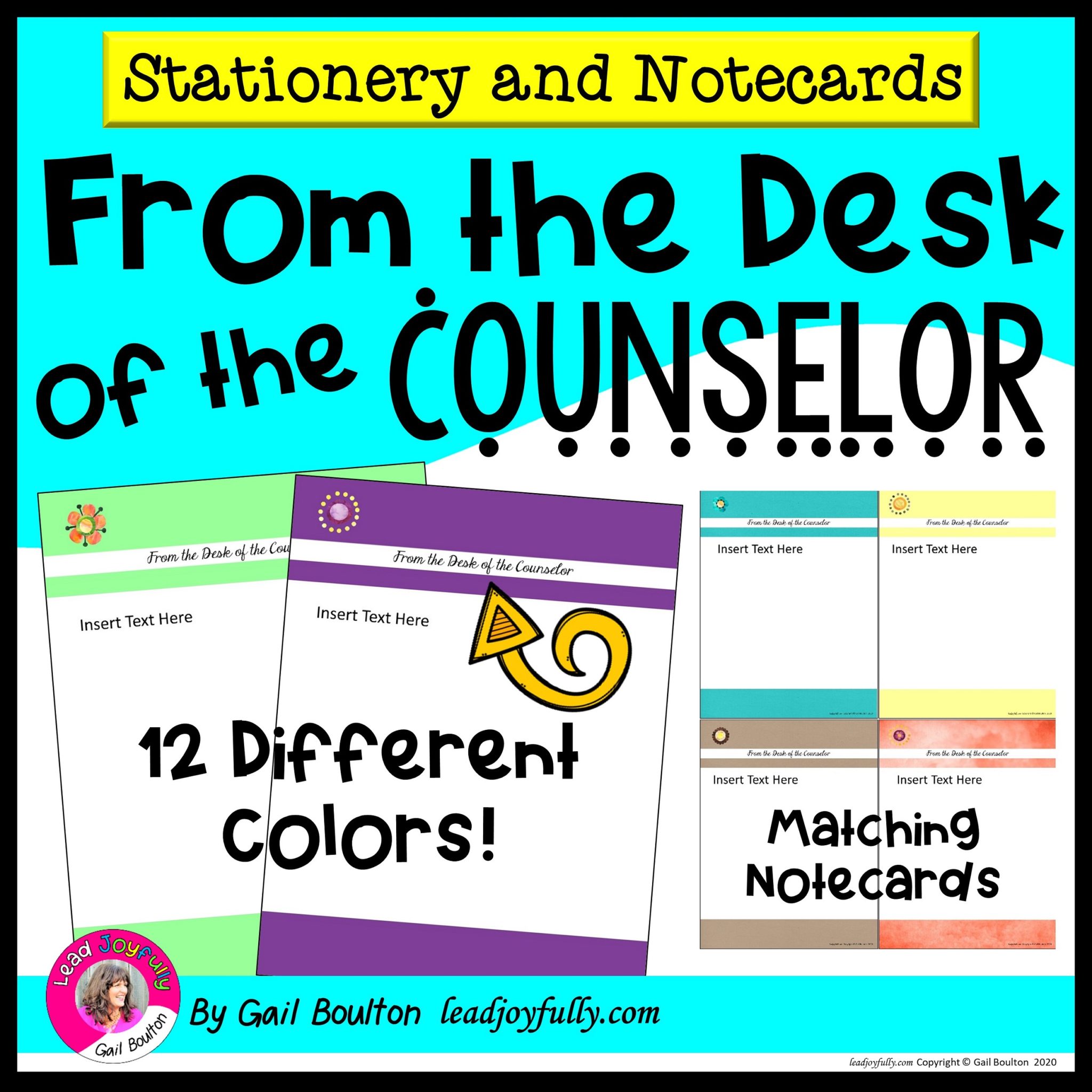 FROM THE DESK OF THE INSTRUCTIONAL COACH: Stationery with Matching Note ...
