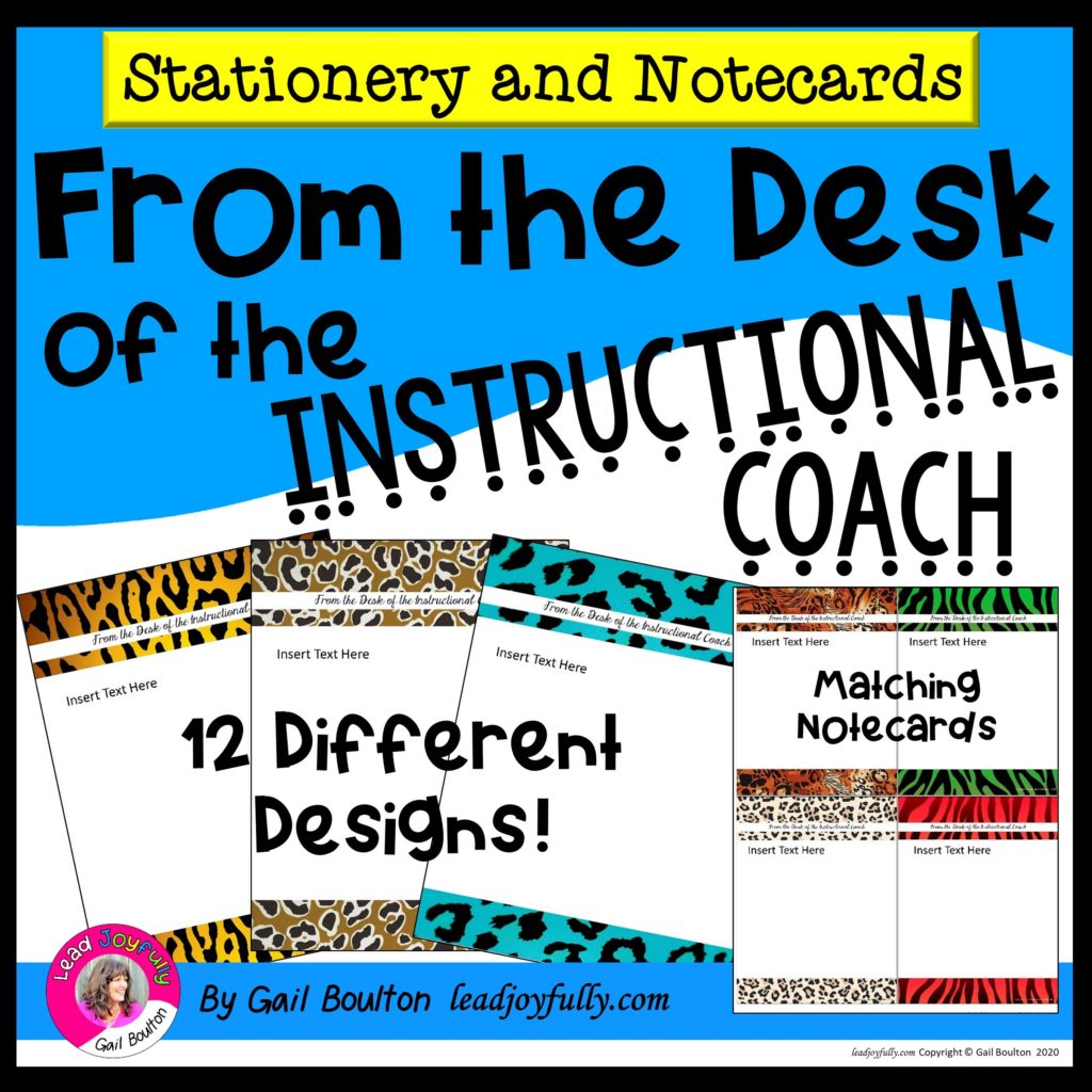 FROM THE DESK OF THE READING TEACHER: Stationery with Matching Note ...