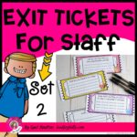 Exit Tickets for Staff or Students | Lead Joyfully