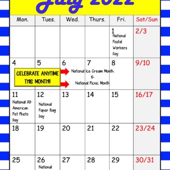 Bizarre and FUN National Holidays MEGA BUNDLE (May, June, & July ...