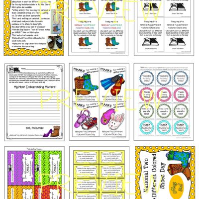 National Two Different Colored Shoes Day (May 3rd) | Lead Joyfully