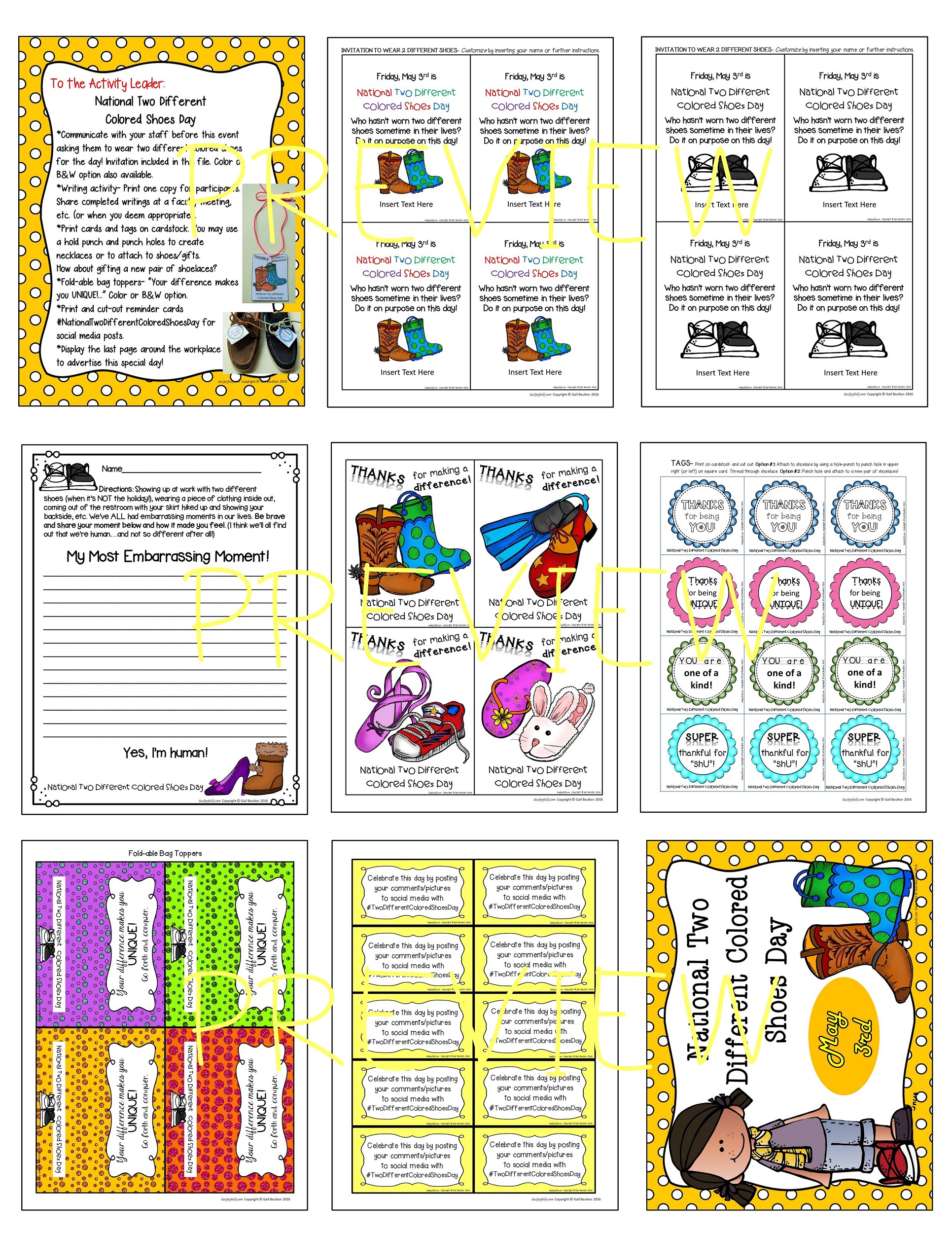 National Two Different Colored Shoes Day (May 3rd) | Lead Joyfully