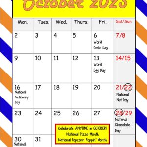 Bizarre and FUN National Holidays to Celebrate your Staff (OCTOBER ...