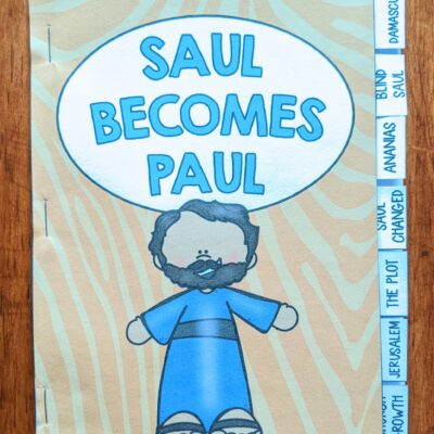 SAUL BECOMES PAUL Mini Book with SIX Hands-On Activities: Joyful Living ...