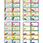 Visitor Welcome Cards for Principals or Teachers- (Candy Theme) | Lead ...