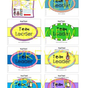 Team Leader Headbands or Badges- Set 1 | Lead Joyfully