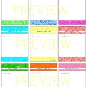 FROM THE DESK OF THE MATH TEACHER: Stationery with Matching Note Cards ...