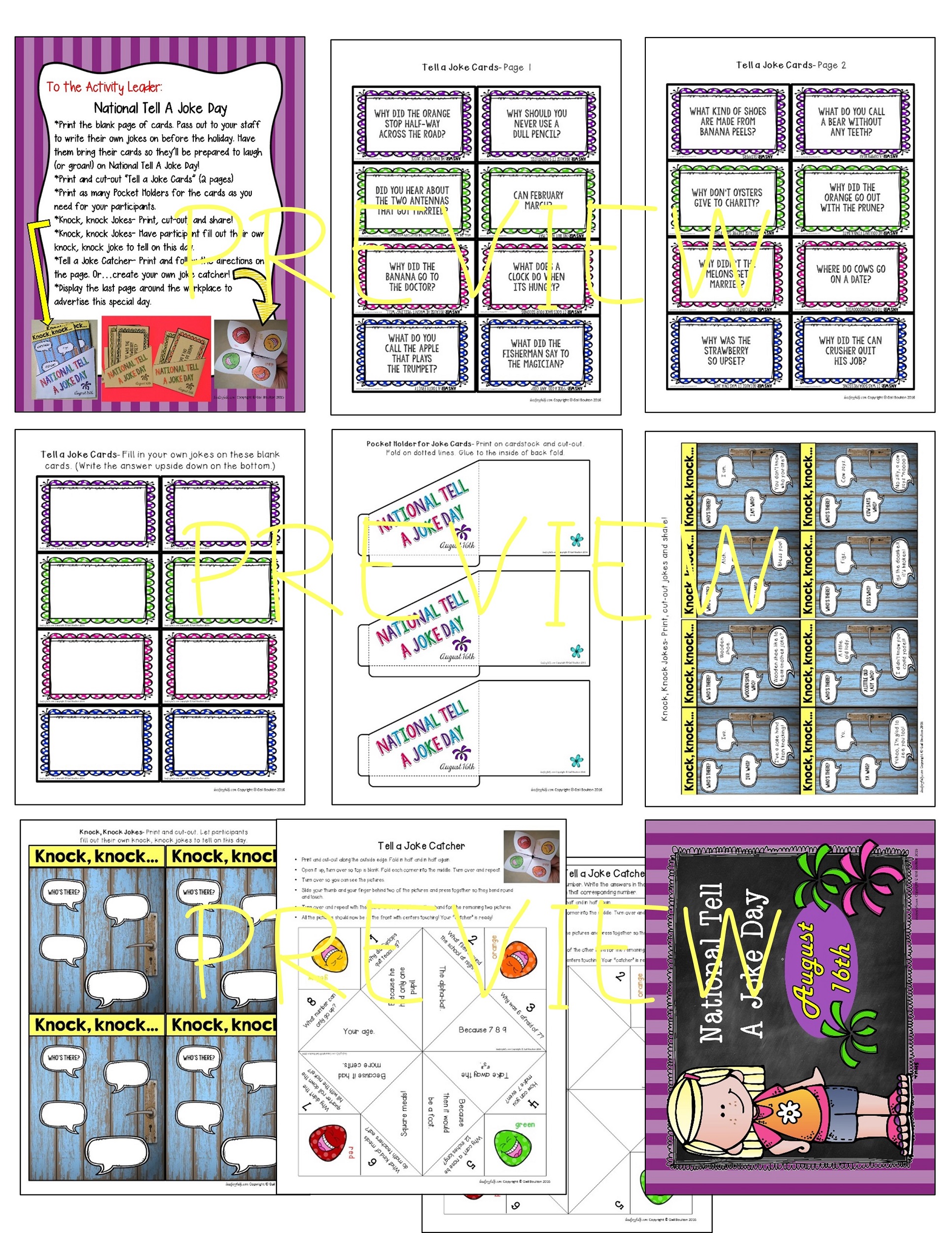 National Tell A Joke Day (August 16th) | Lead Joyfully