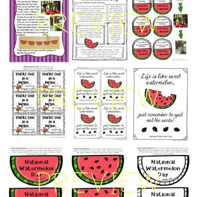 National Watermelon Day (August 3rd) | Lead Joyfully