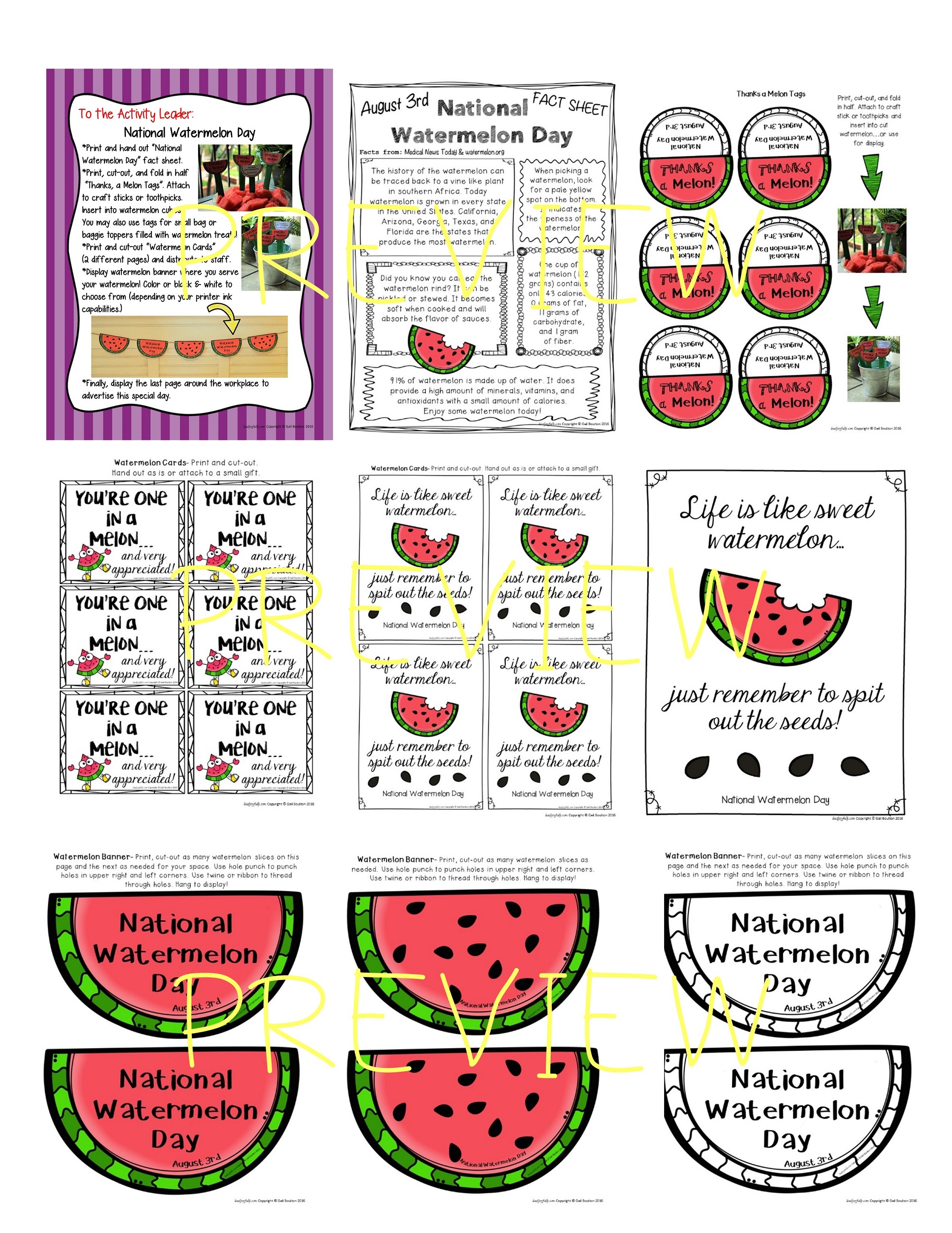 National Watermelon Day (August 3rd) | Lead Joyfully