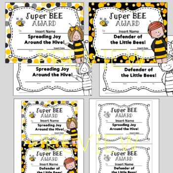 Staff and Teacher Awards (BEE Theme) | Lead Joyfully