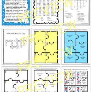 National Puzzle Day (January 29th) | Lead Joyfully