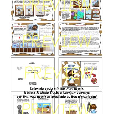 JESUS’ TEMPTATION Mini Book with FIVE Hands-On Activities: Joyful ...
