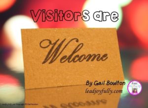 Welcome Visitors