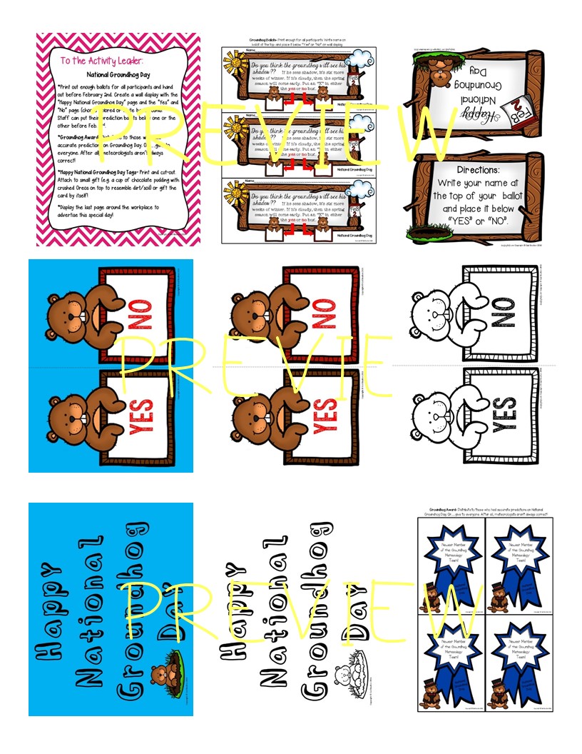 National Groundhog Day (February 2nd) | Lead Joyfully