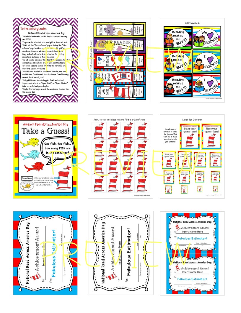 National Read Across America Day (March 2nd)