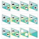 Letter Banners! Create a Variety of Your OWN Banners! (Turquoise ...