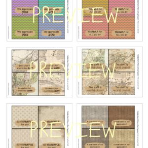 Goody Bag Toppers (Staff Appreciation) | Lead Joyfully