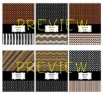 EDITABLE Binder Covers & Spines (Brown & Black Design) | Lead Joyfully