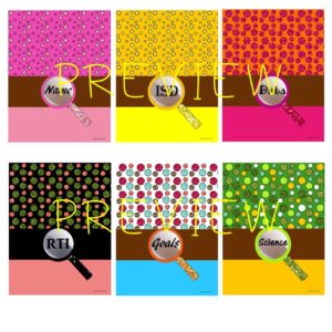 EDITABLE Binder Covers & Spines (Glitter Dots) | Lead Joyfully
