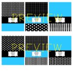 EDITABLE Binder Covers & Spines (Turquoise & Black Designs) | Lead Joyfully