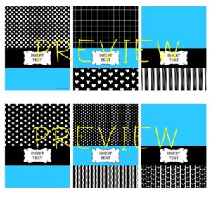 EDITABLE Binder Covers & Spines (Turquoise & Black Designs) | Lead Joyfully