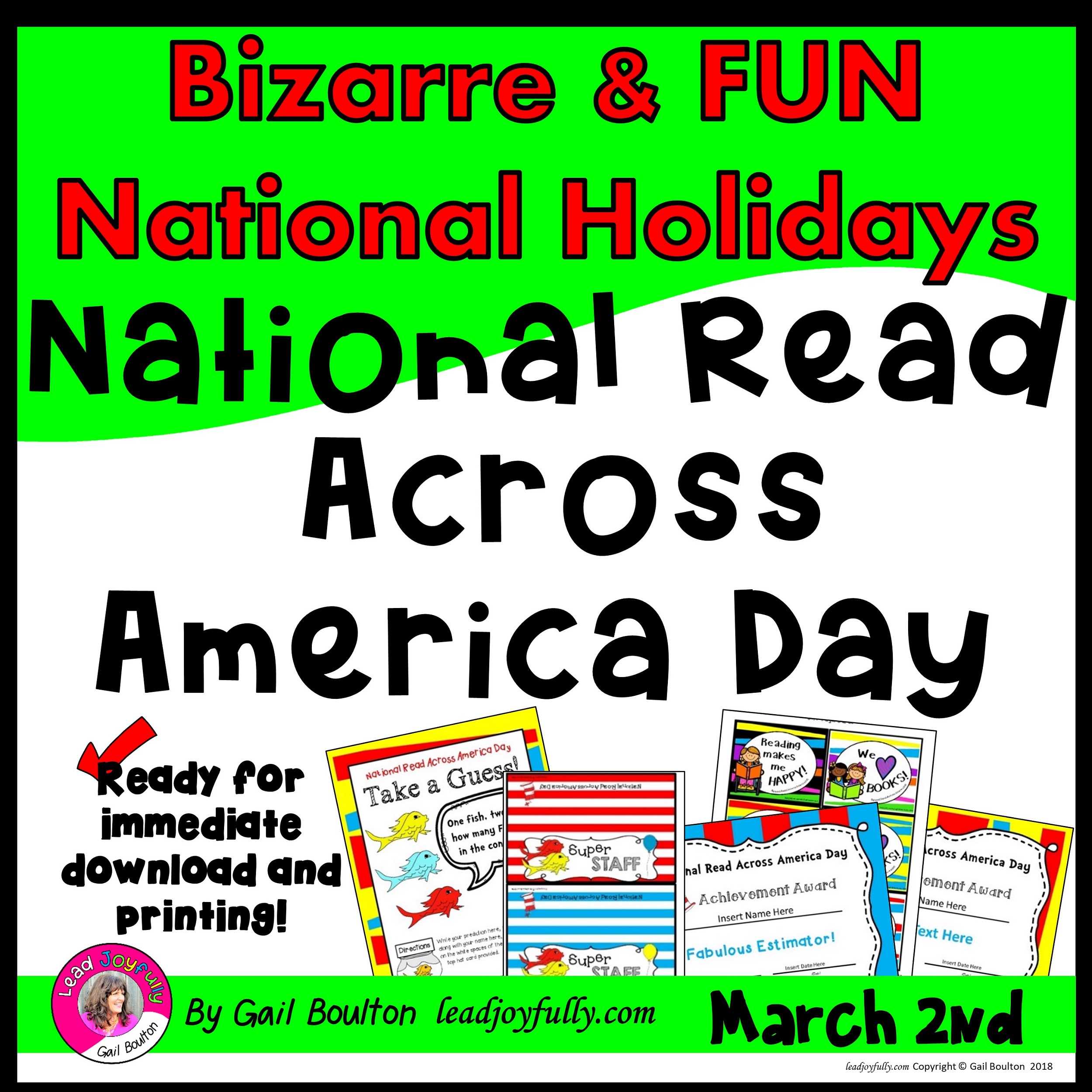 National Read Across America Day (March 2nd) | Lead Joyfully