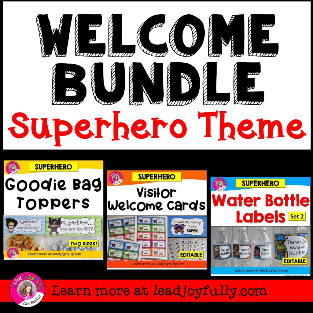 Staff and Teacher Awards (Superhero Theme) | Lead Joyfully