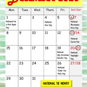 Bizarre and FUN National Holidays to Celebrate your Staff (DECEMBER ...