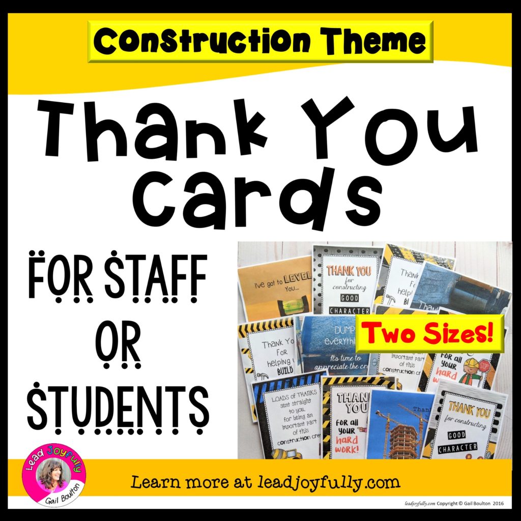 Encouragement Cards for STAFF (or Students!) BUNDLE #1 | Lead Joyfully
