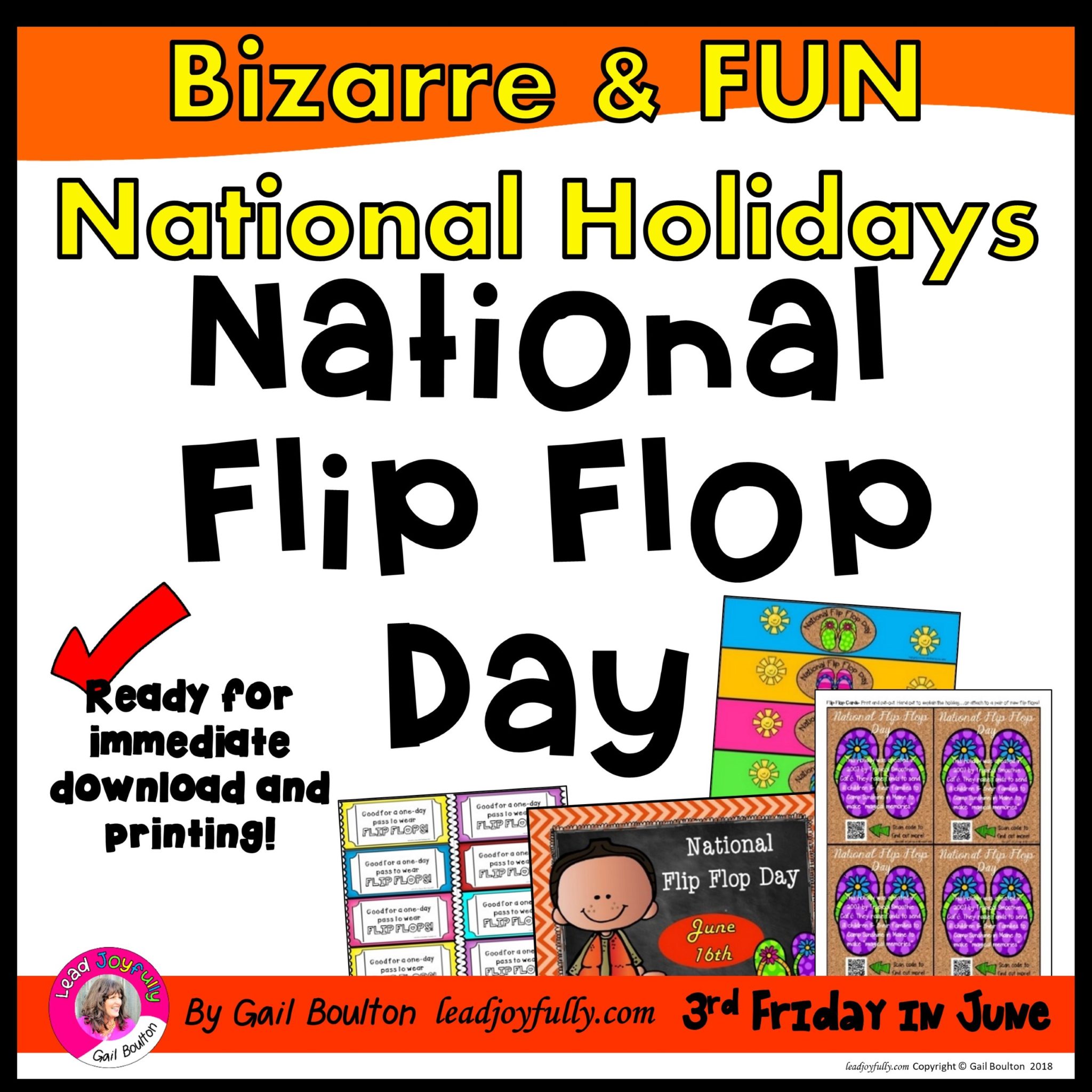 National Flip Flop Day (3rd Friday in June) | Lead Joyfully