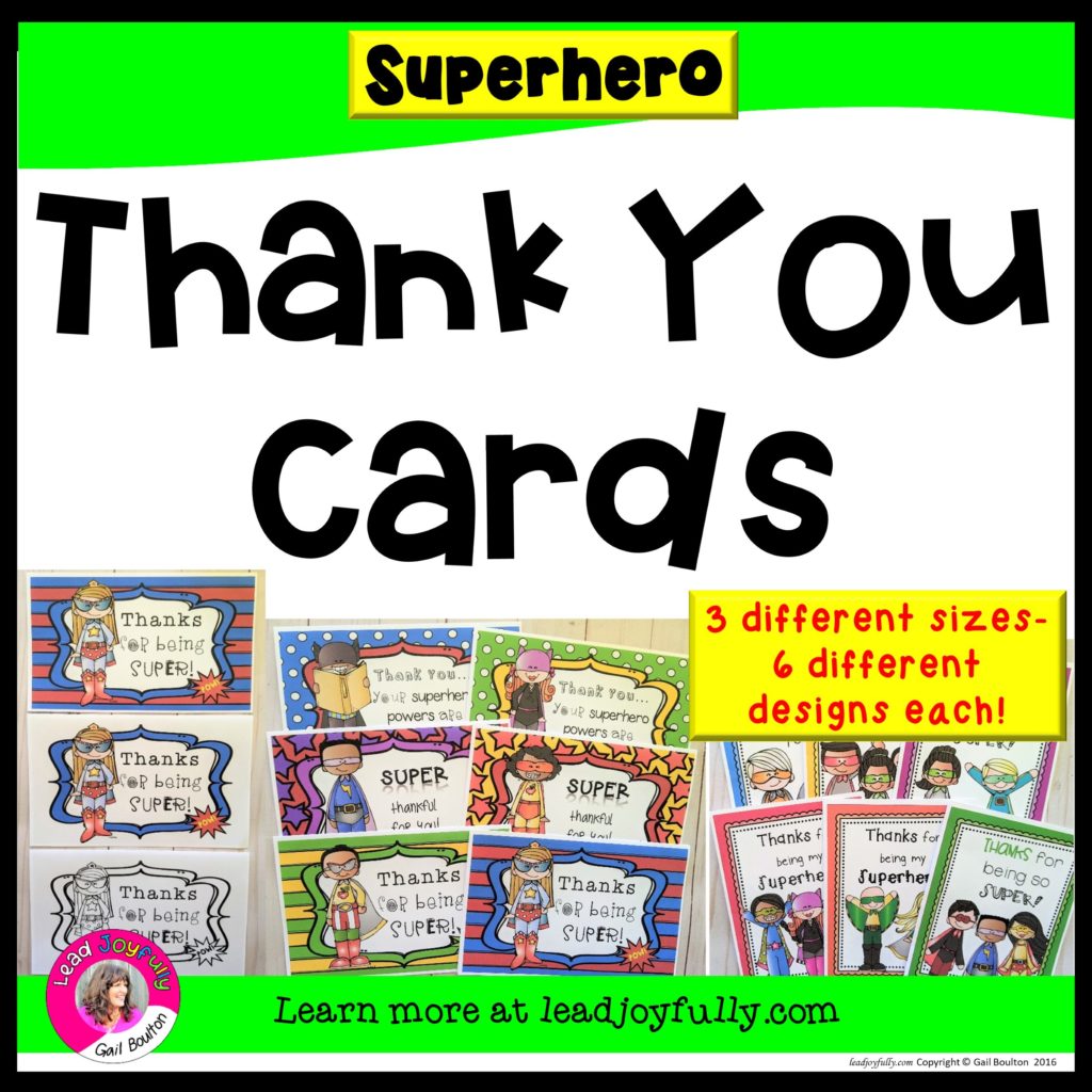 Staff and Teacher Awards (Superhero Theme) | Lead Joyfully