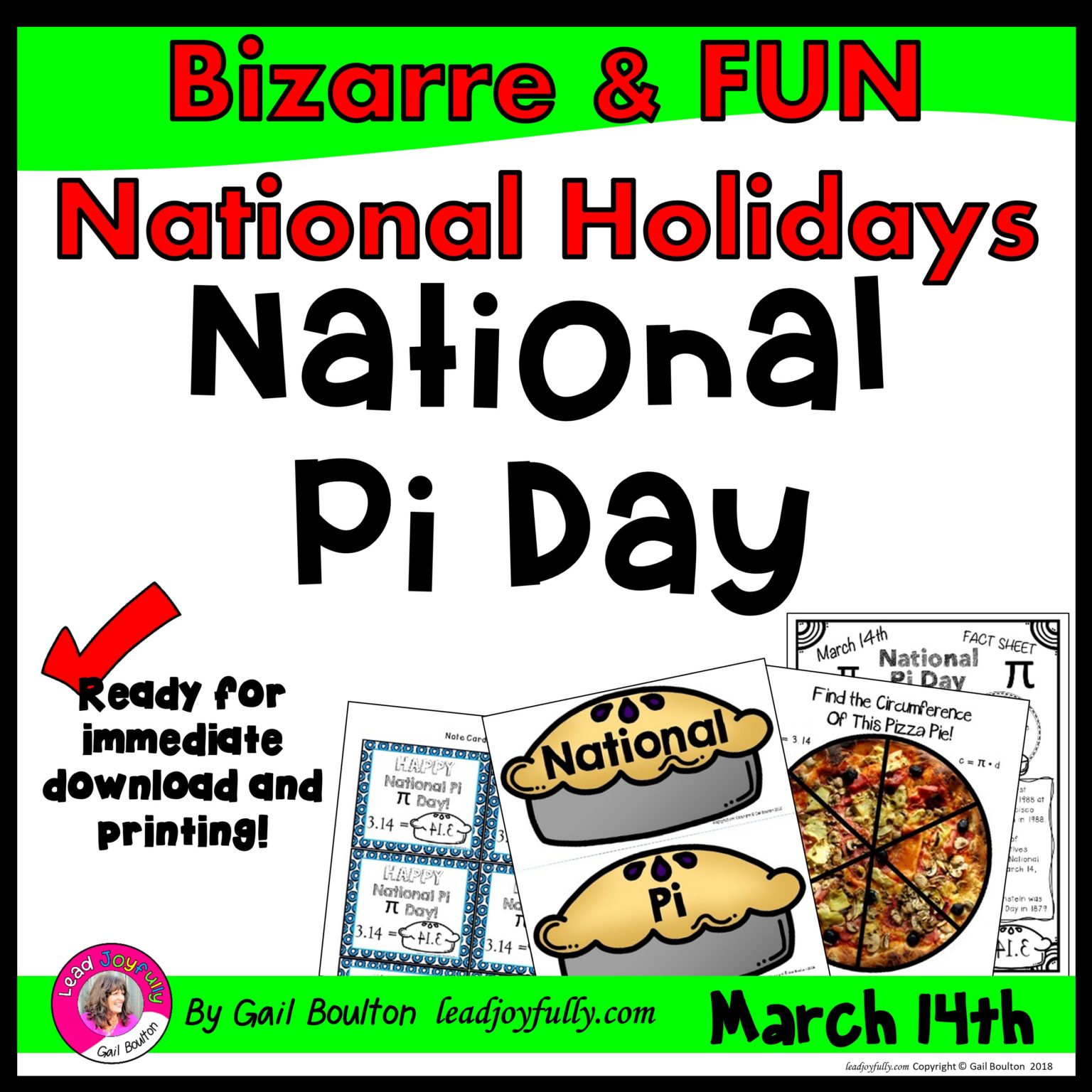 National Pi Day (March 14th) | Lead Joyfully