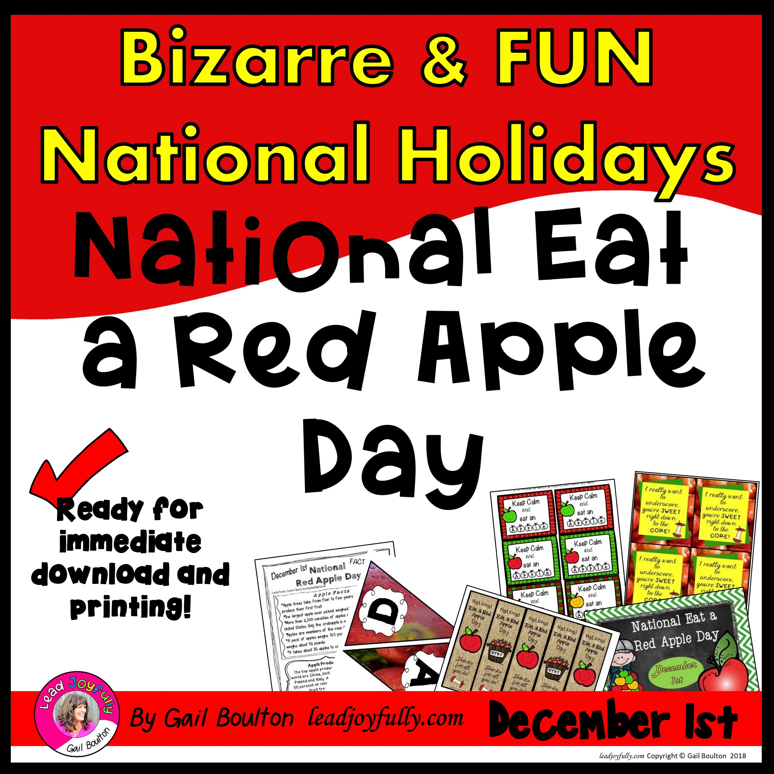National Eat a Red Apple Day (December 1st) | Lead Joyfully