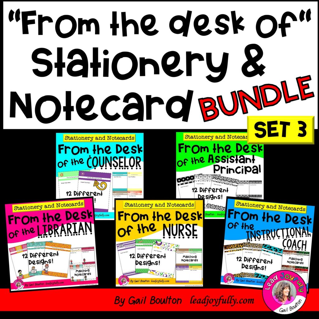 FROM THE DESK OF THE SECOND GRADE TEACHER: Stationery with Matching ...