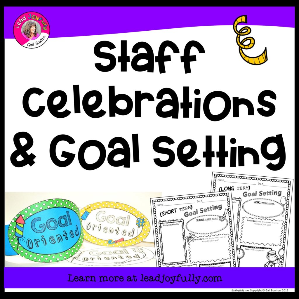 Staff Celebrations & Goal Setting (For Any Time of Year!) | Lead Joyfully