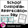 School Custodian Appreciation Day – October 2nd | Lead Joyfully