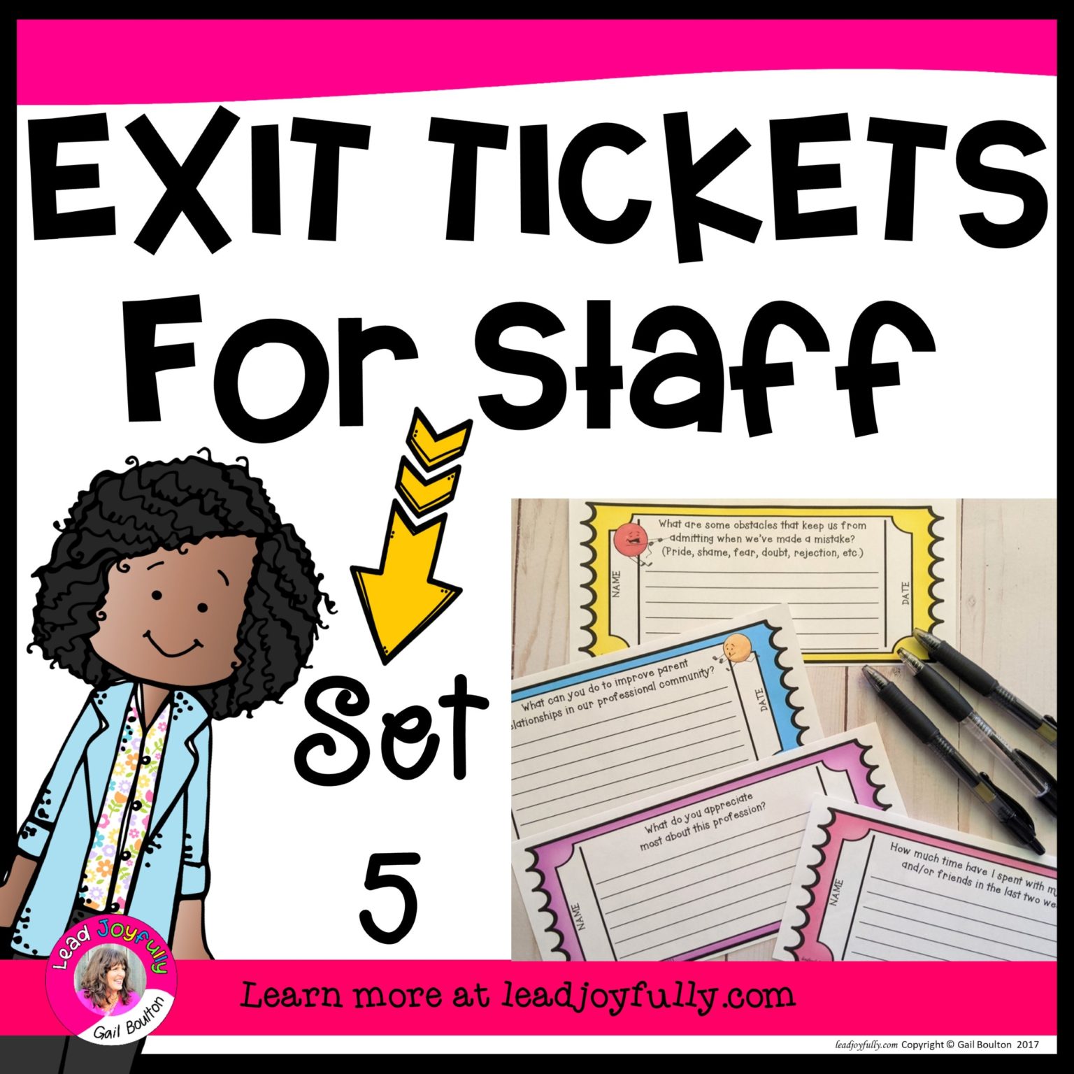 Exit Tickets for Staff BUNDLE #1 (Exit Slips for Assessment) | Lead ...