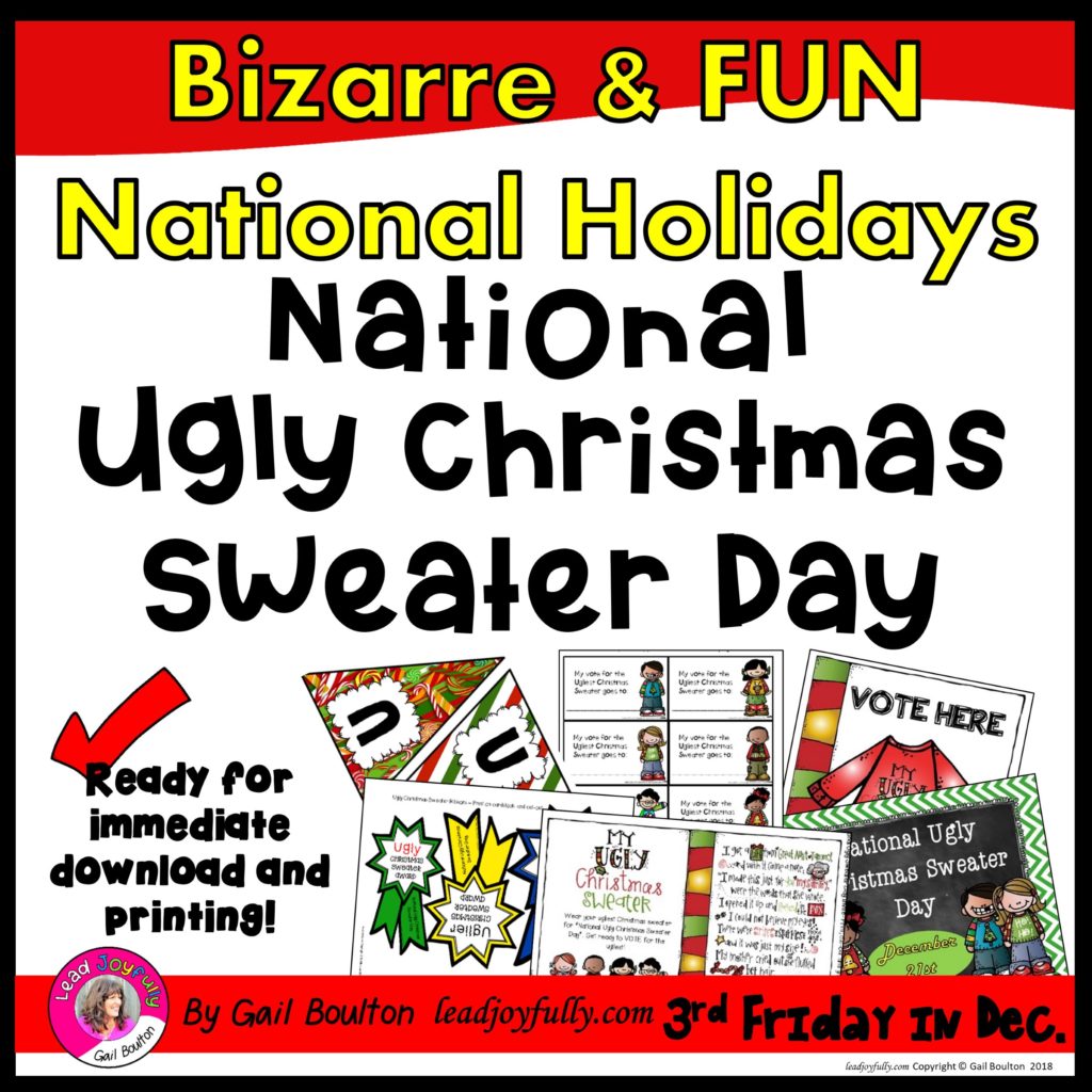 Bizarre and FUN National Holidays MEGA BUNDLE (November, December ...