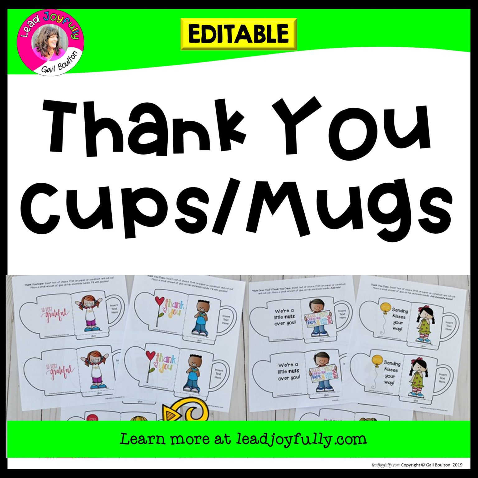 Thank You Cards for Community Helpers- Set 3 | Lead Joyfully