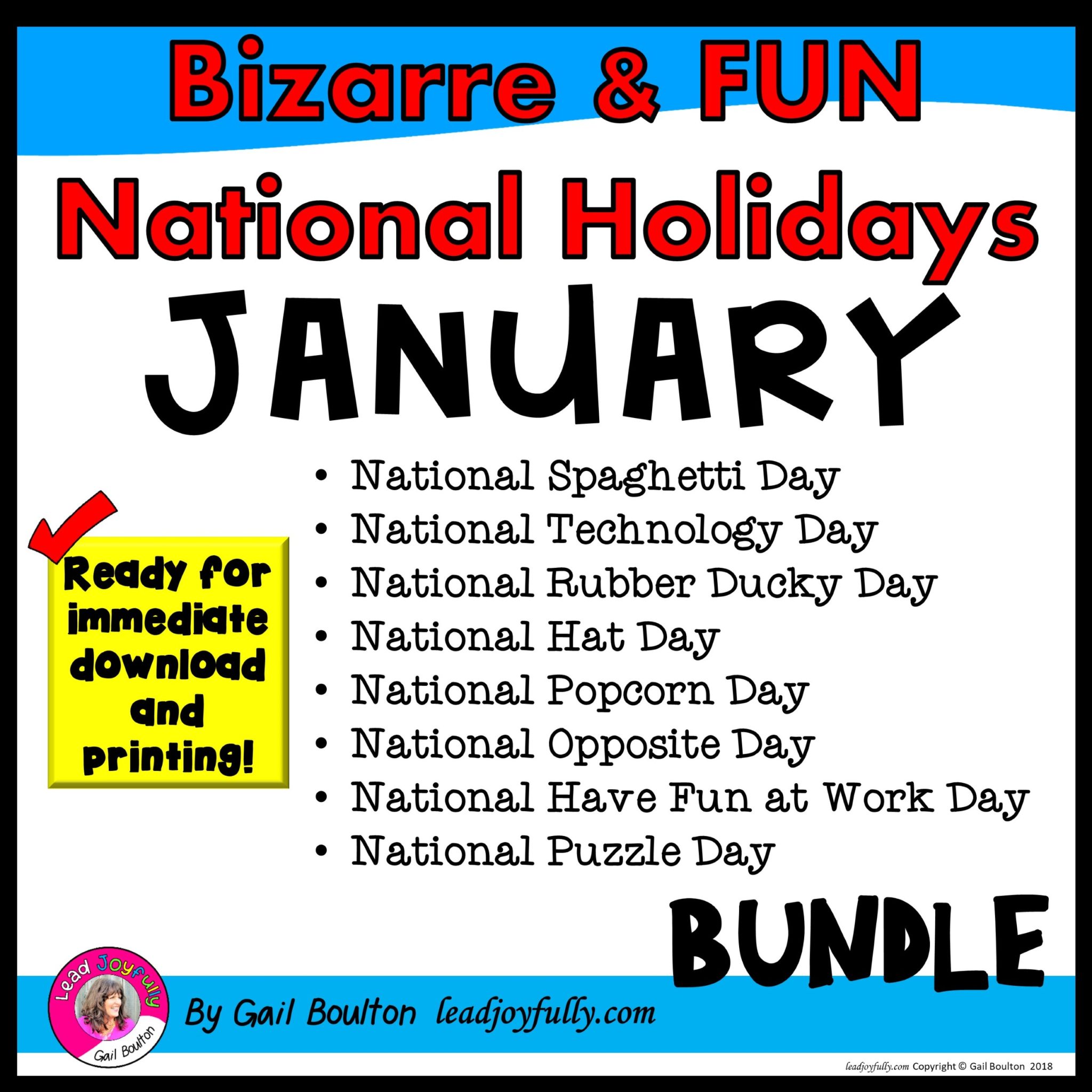 Bizarre and FUN National Holidays to Celebrate your Staff (JANUARY ...