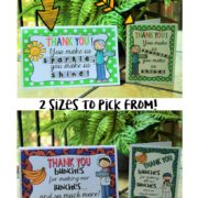 Thank You Cards for Support Staff- Set 1 | Lead Joyfully