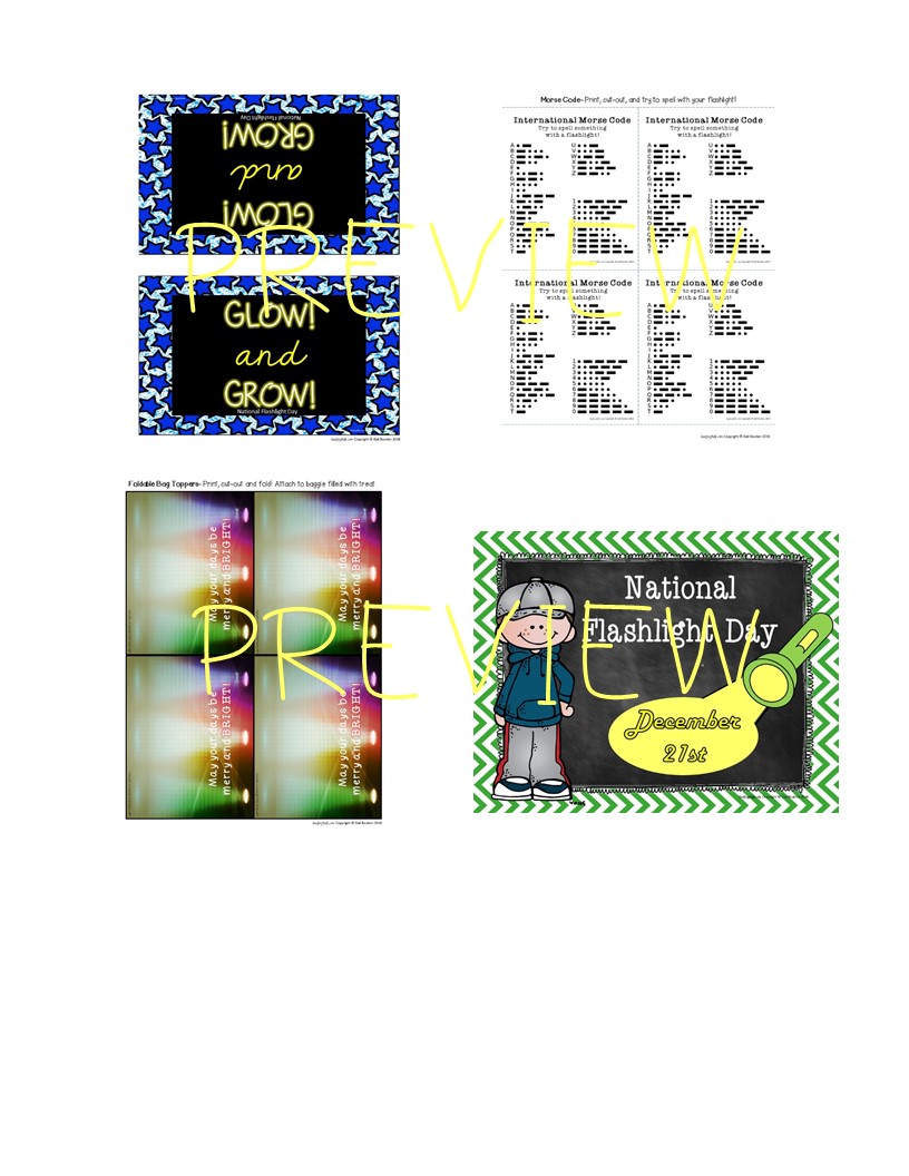 National Flashlight Day (December 21st) | Lead Joyfully