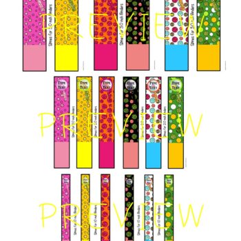 EDITABLE Binder Covers & Spines (Glitter Dots) | Lead Joyfully