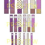 EDITABLE Binder Covers & Spines (Purple & Gold Glitter Designs) | Lead ...
