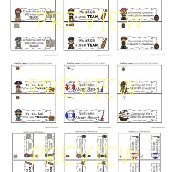 Goodie Bag Toppers (Pirate/Nautical Theme) | Lead Joyfully