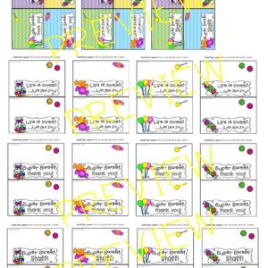 Goodie Bag Toppers (Candy Theme) | Lead Joyfully